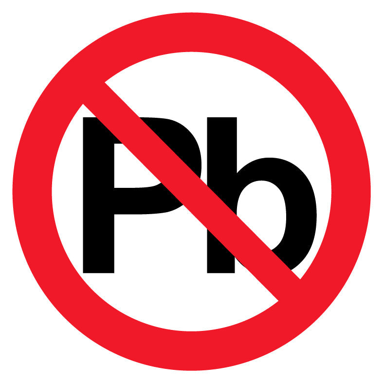 Electrical appliances - License plate "PB lead free" sticker – LabelHeaven